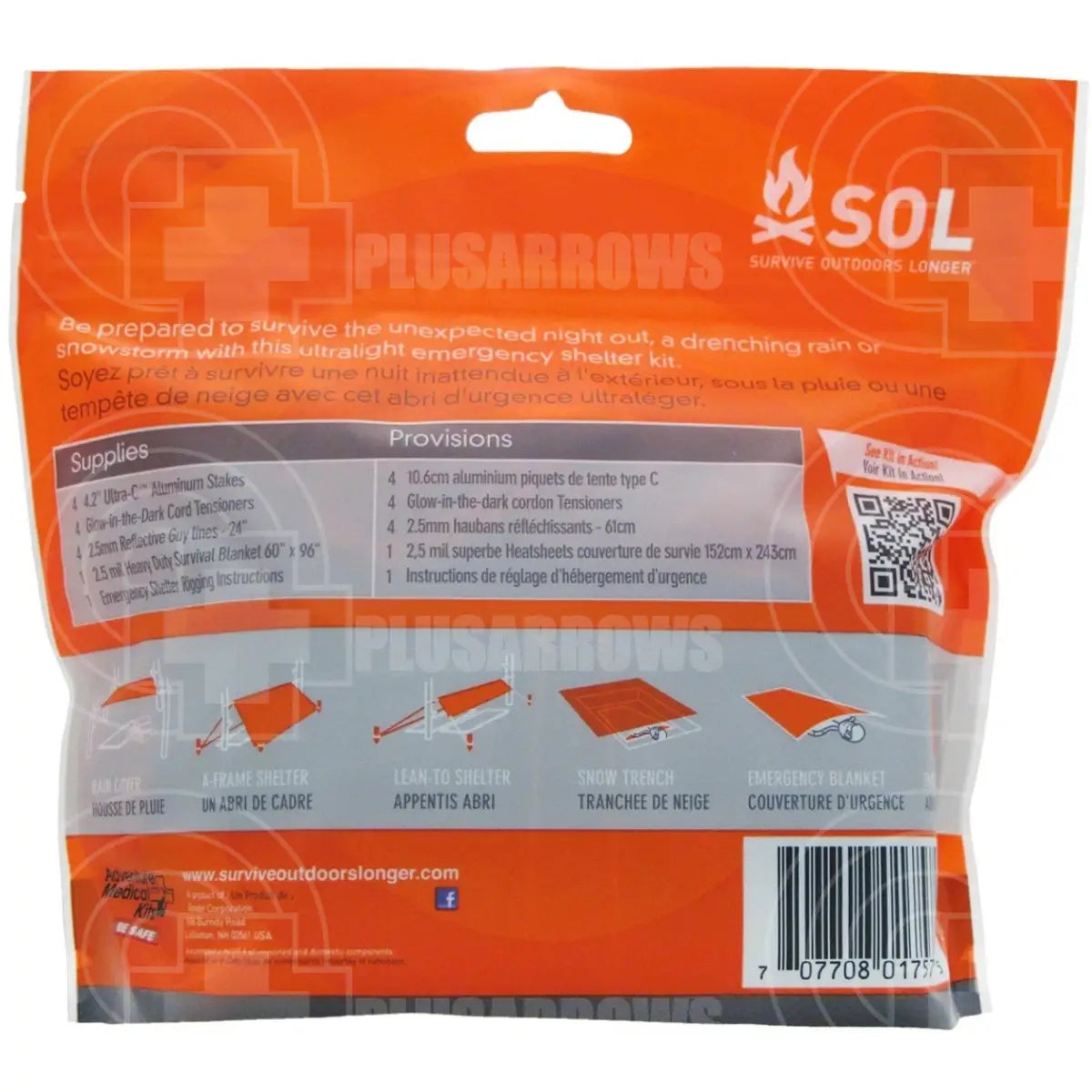 Adventure Medical SOL Emergency Shelter Kit | Plusarrows