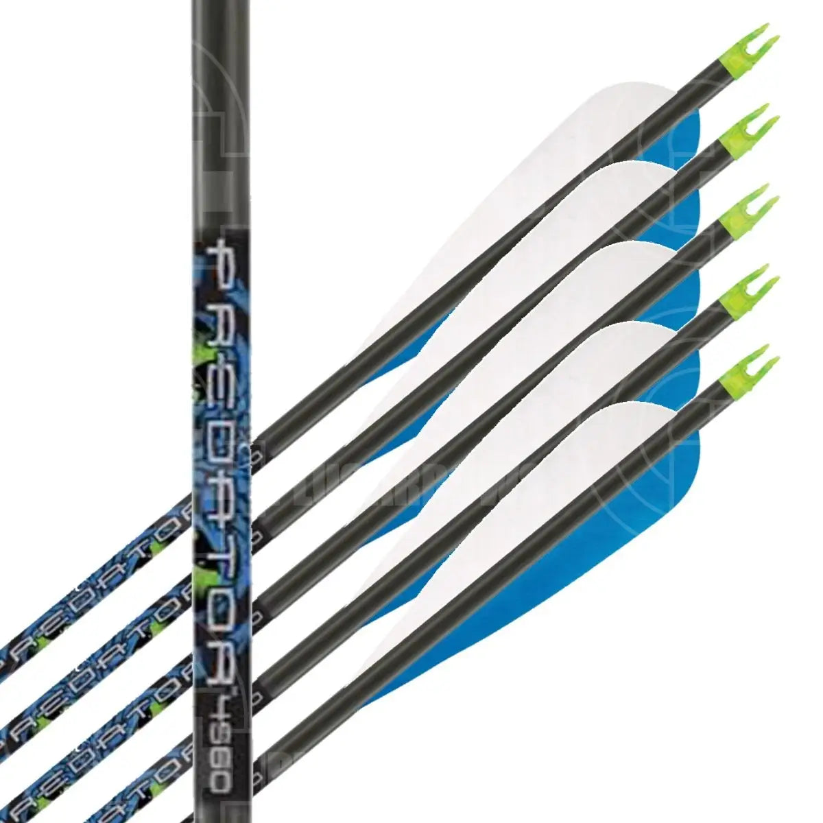 Carbon Express Predator Arrows Feather Fletched (6 Pk) | Plusarrows