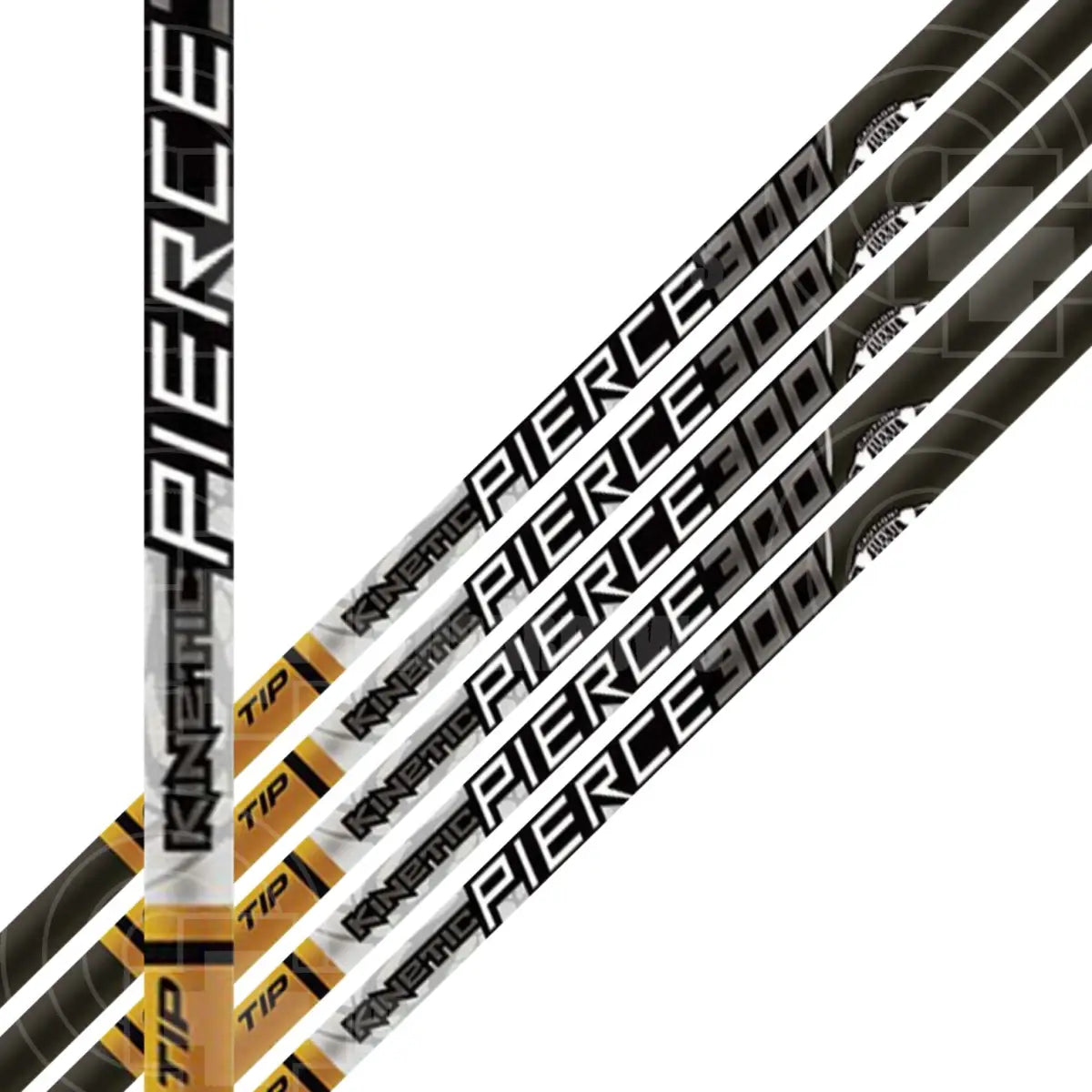 Gold Tip Kinetic Pierce Platinum with Half-Out Carbon Shafts (12 Pk ...