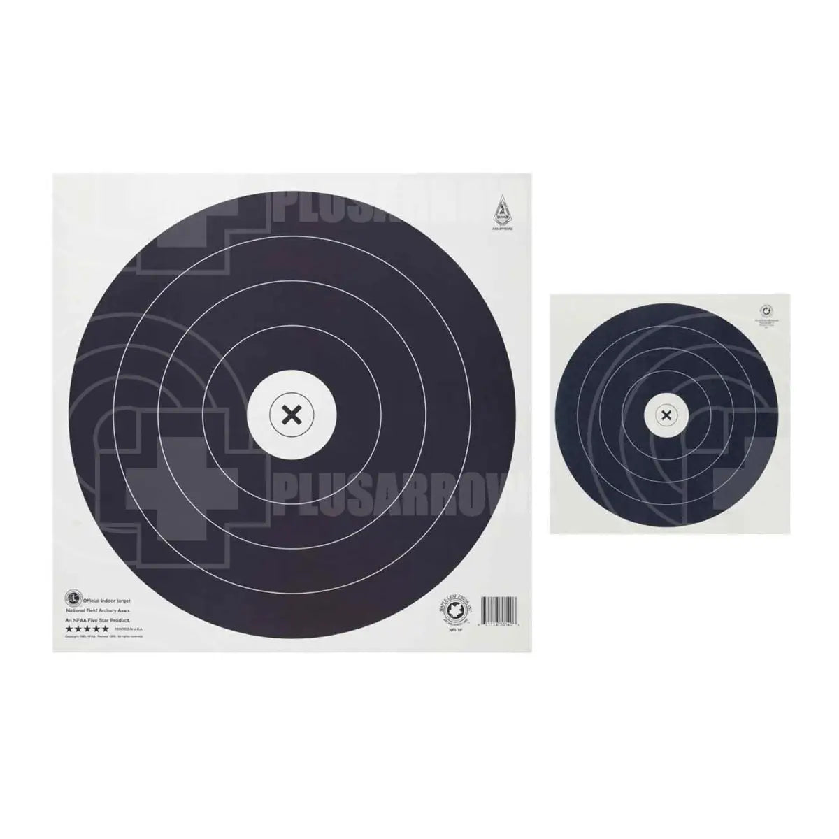 Maple Leaf 20cm Reduced IFAA/NFAA Indoor Target Face 25pk | Plusarrows