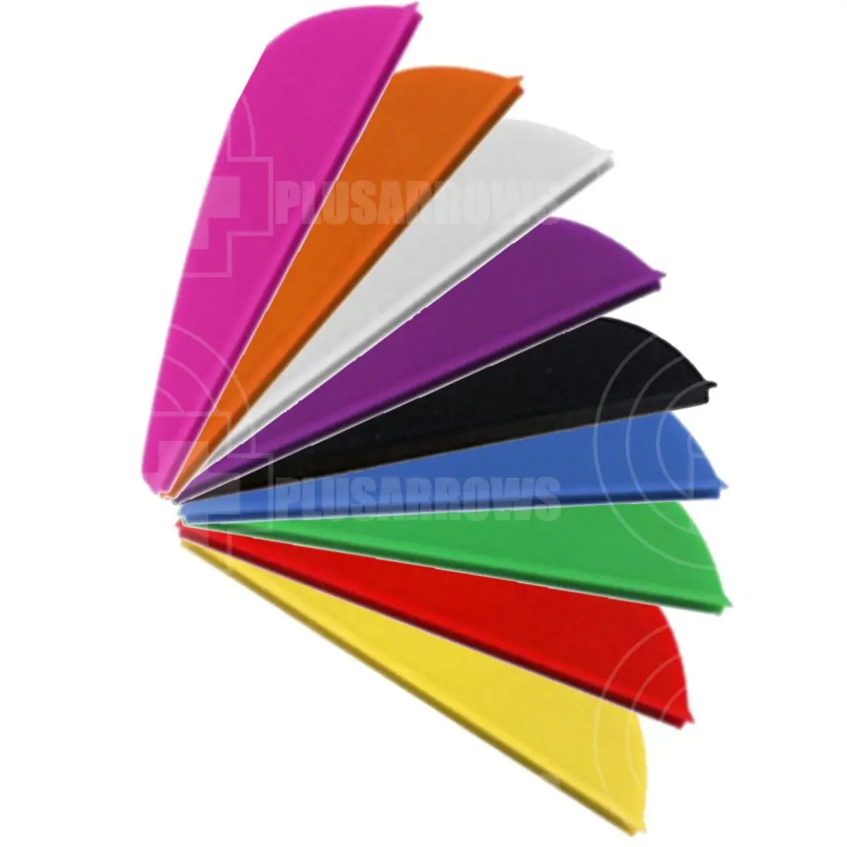 Plasti Parabolic Vane 2.5” (24 Pack) | Plusarrows