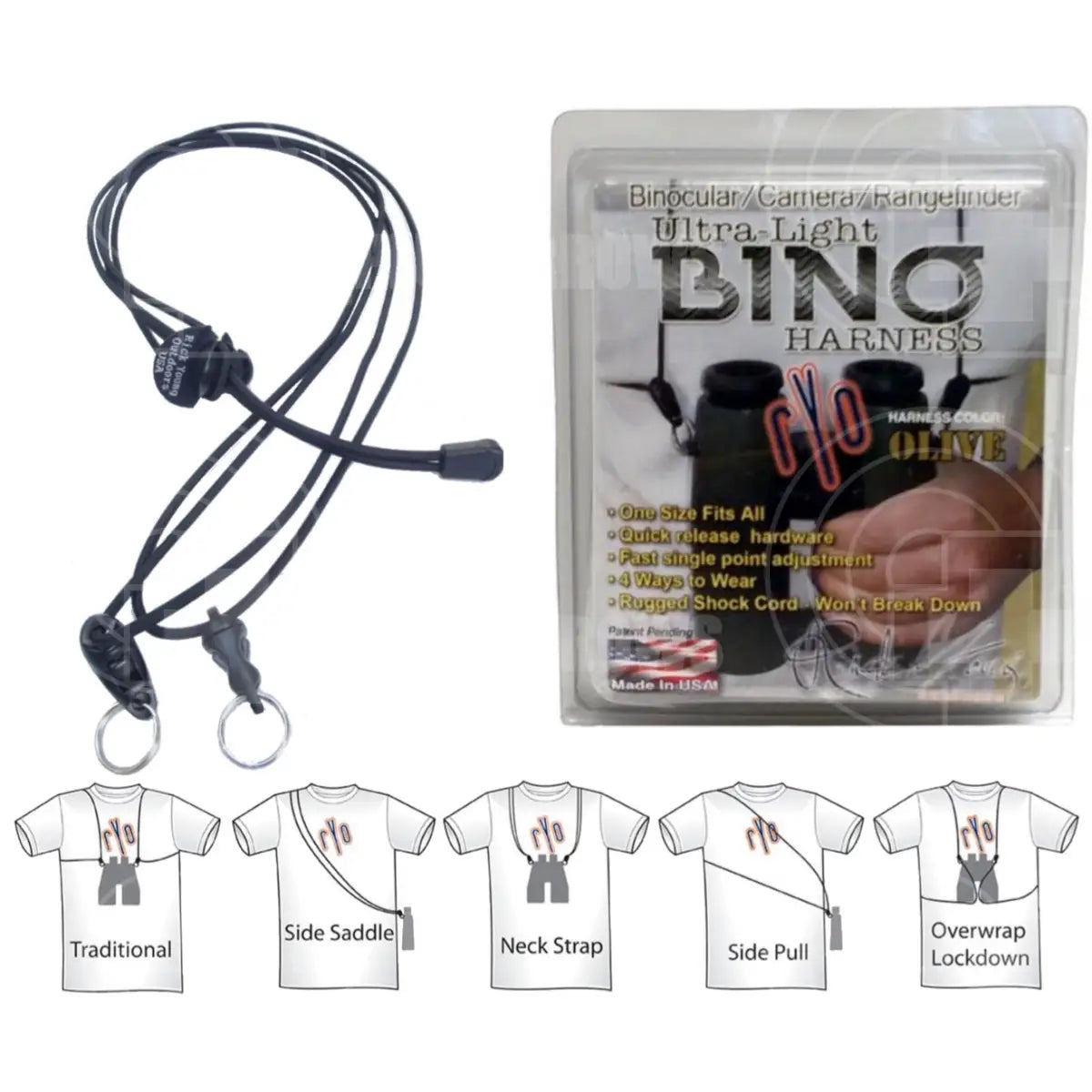 Rick Young Outdoors Ultra-Light Binocular Harness | Plusarrows